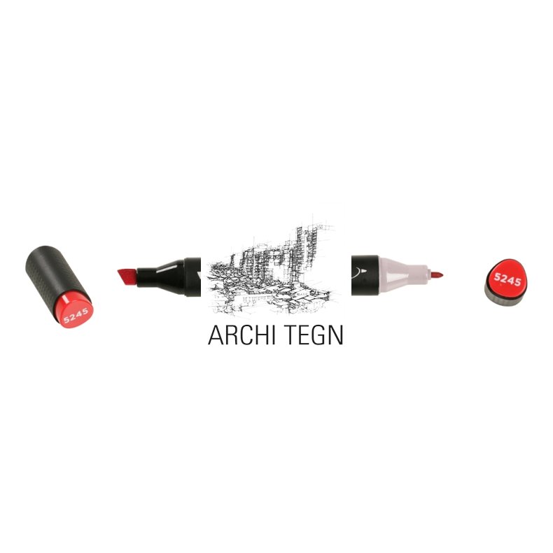 Graph'it Twin Tip Alcohol Marker - Graphit markere - Architegn