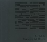 GABRIELLE ROSSI ARCHILAB - Arkitektur / Monografier - ARCHITEGN